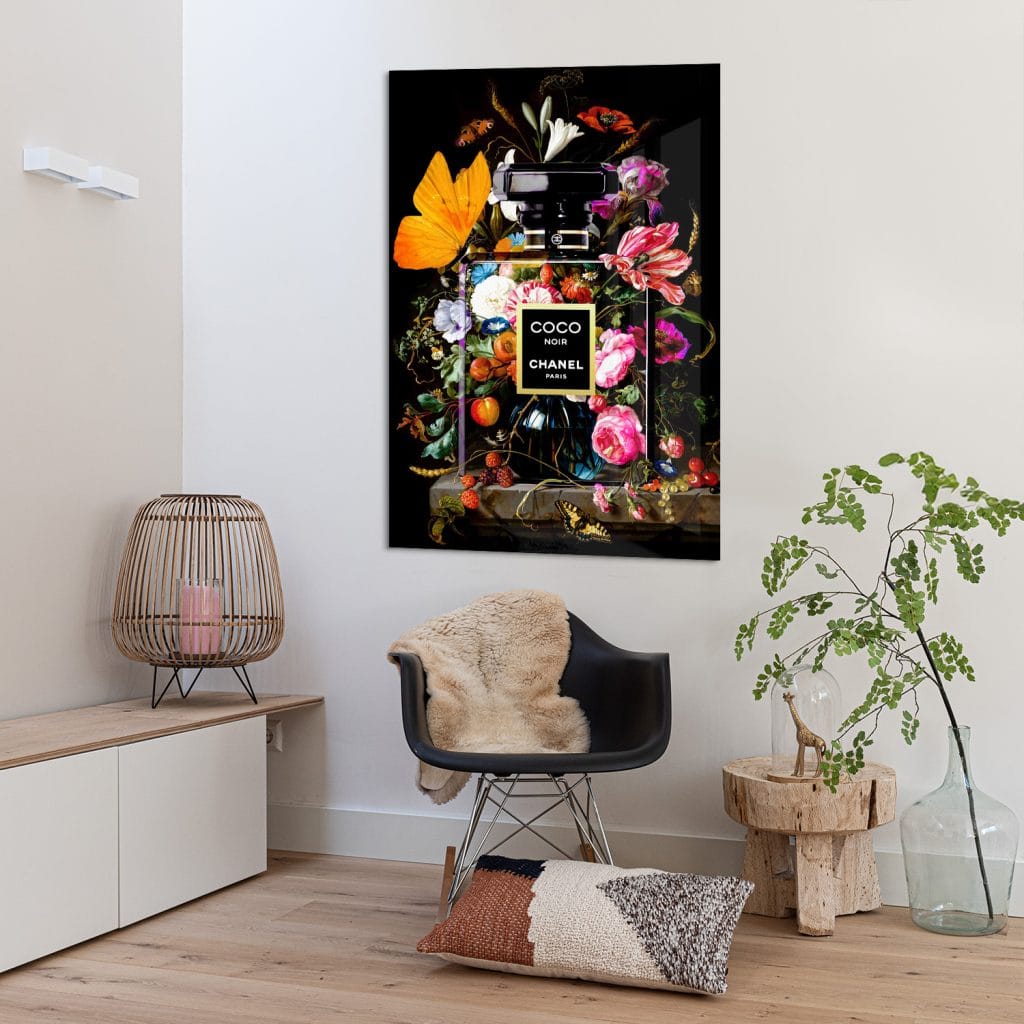 Coco Butterfly plexiglas schilderij » XCLUSSO