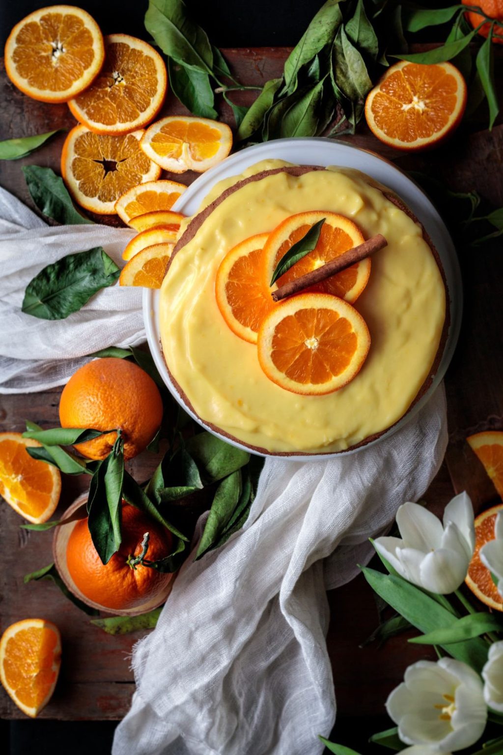 Food Torta Crema Arance plexiglas schilderij » XCLUSSO