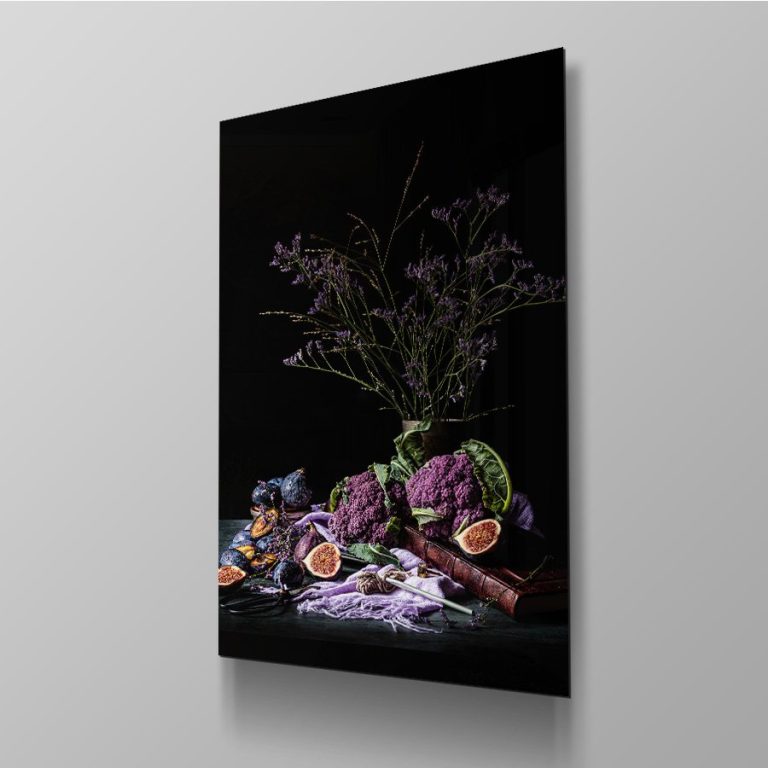 Still Life Purple plexiglas schilderij » XCLUSSO
