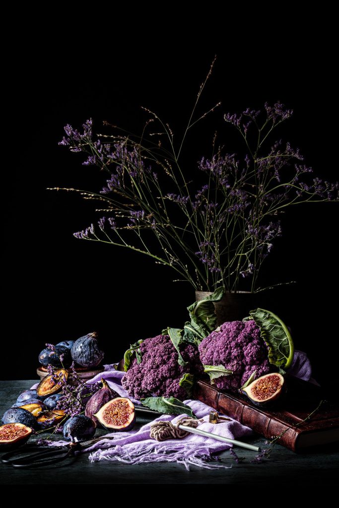 Still Life Purple plexiglas schilderij » XCLUSSO